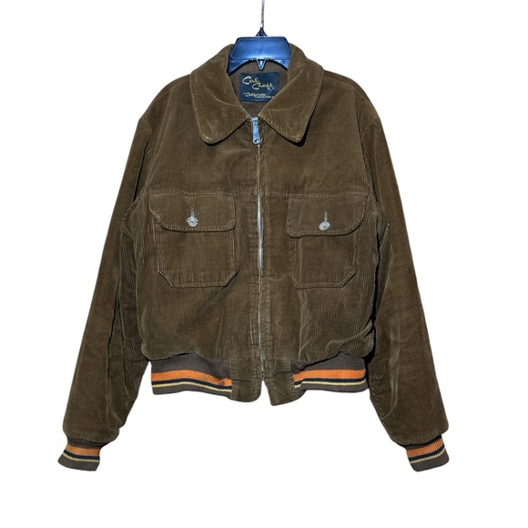 Cal Craft | Jackets & Coats | Vintage Cal Craft 7s Mens Brown Corduroy ...
